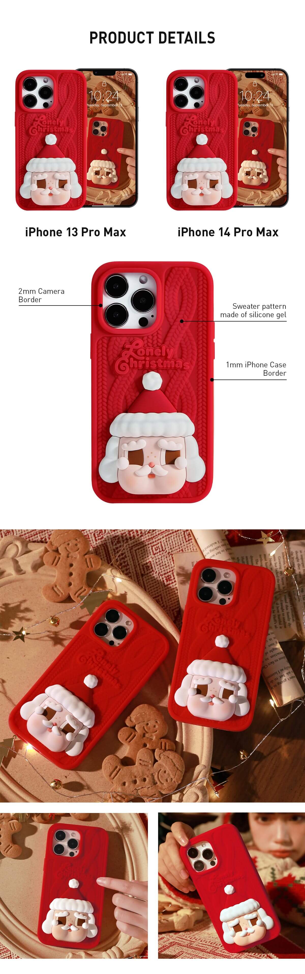 CRYBABY Lonely Christmas Series-Phone Case - POP MART (United States)