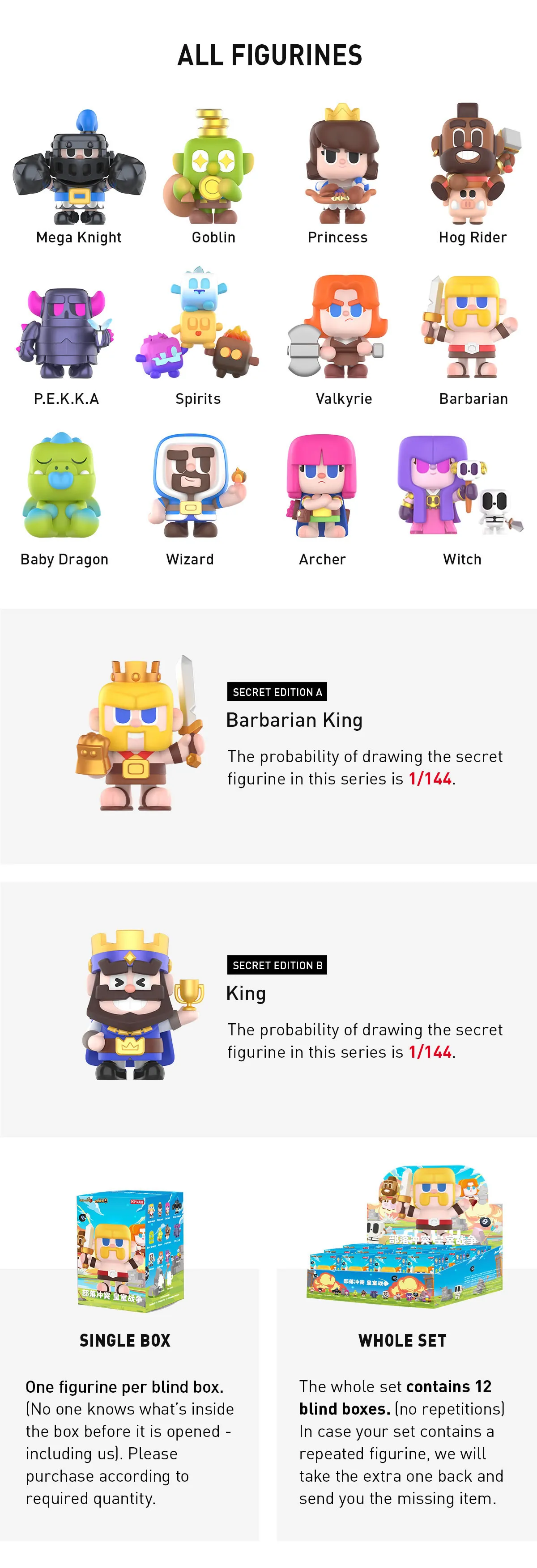 Clash of Clans & Clash Royale-Classic Character Series - POP MART ...