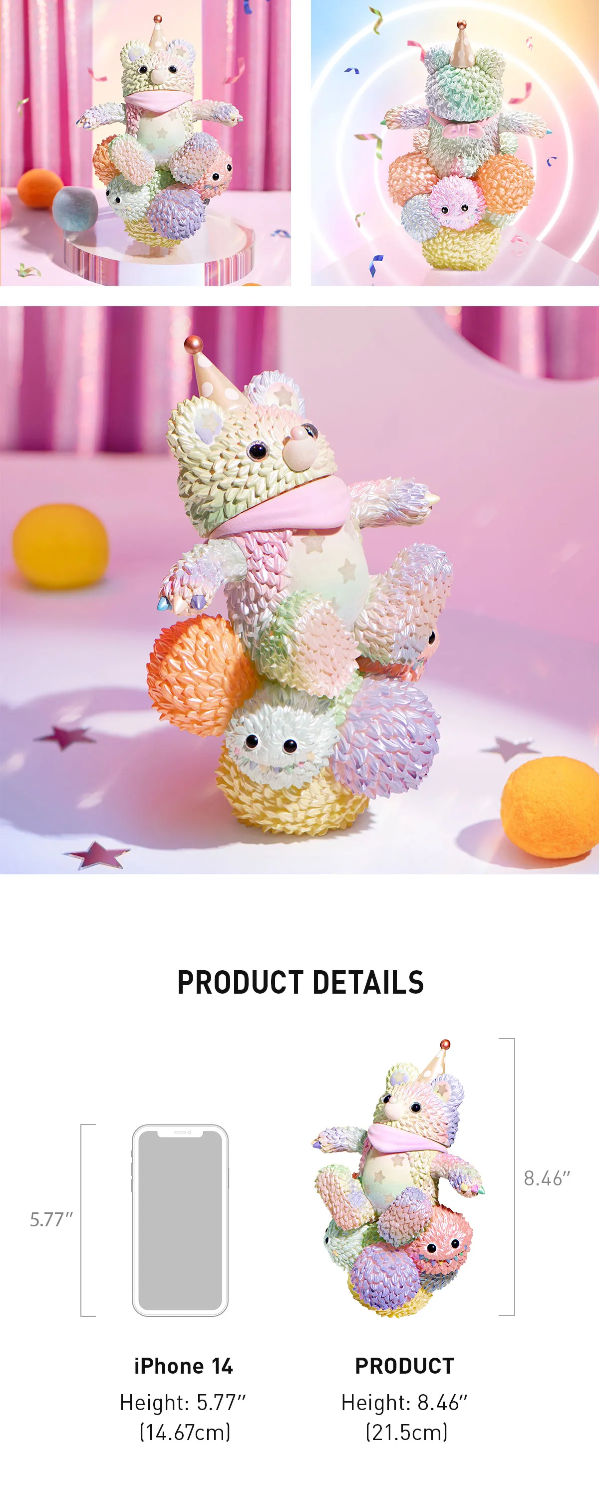 INSTINCTOY Muckey "Big Celebration" Figurine - POP MART (United States)