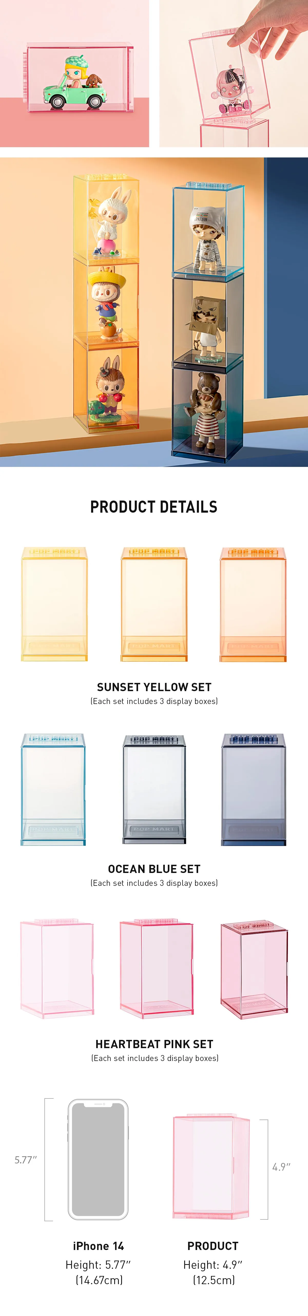 POP Display Box Set (Ocean Blue) - POP MART (United States)