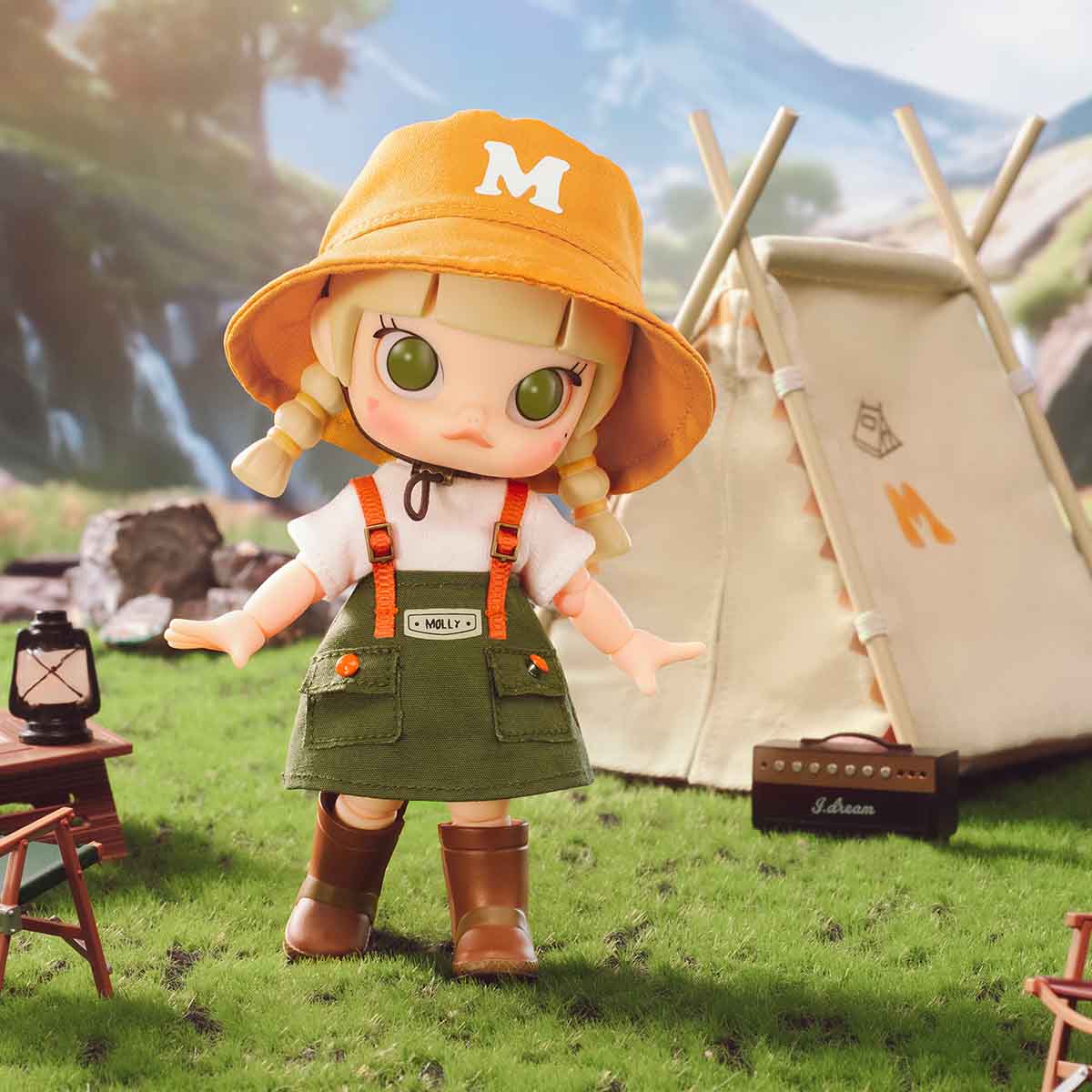 MOLLY Go Camping Action Figure - Figurine - POP MART (United States)