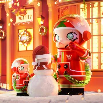 MEGA COLLECTION 1000% SPACE MOLLY Christmas - Mega 1000% - POP MART ...