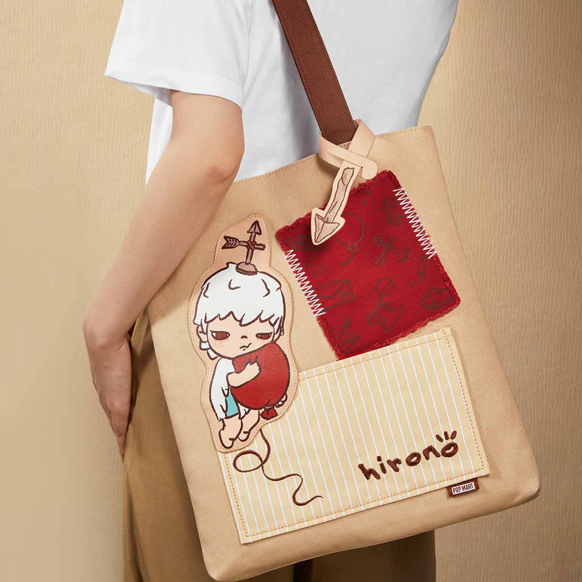 HIRONO Mime Series-Canvas Messenger Bag - POP MART (Canada)
