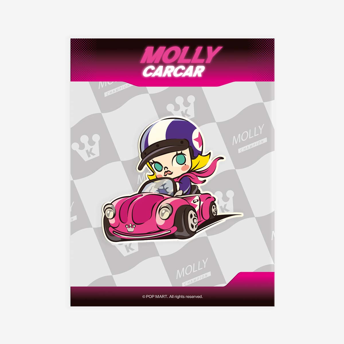 Over＄49 Gift-MOLLY Car Car Series Jelly Stickers - POP MART (United States)