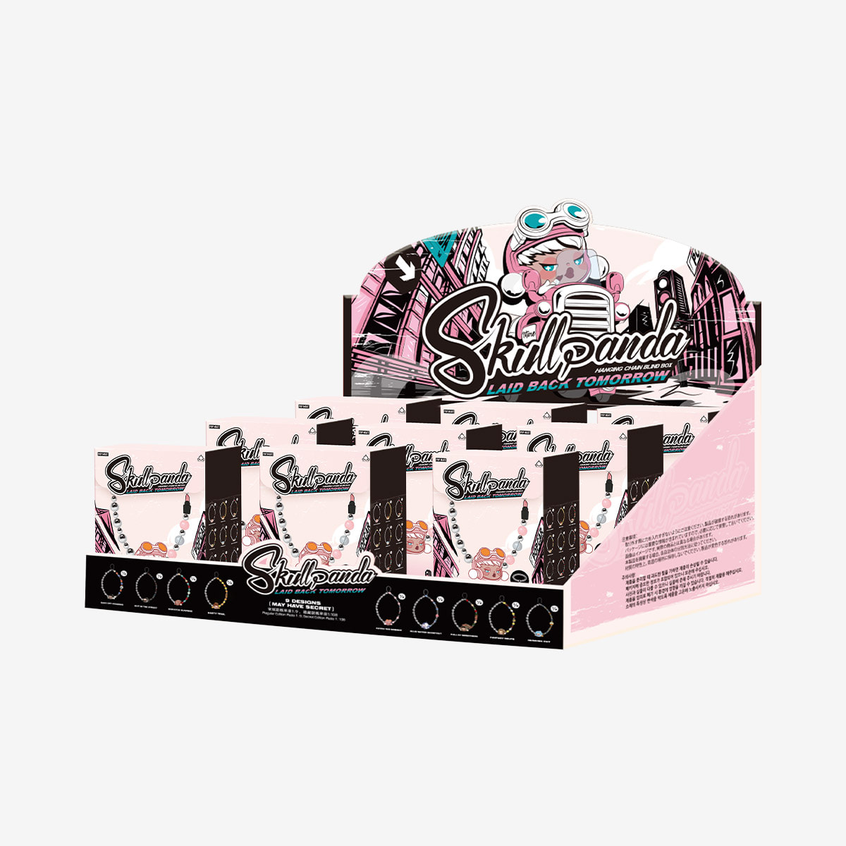 SKULLPANDA Laid Back Tomorrow Series-Hanging Chain Blind Box - POP MART ...